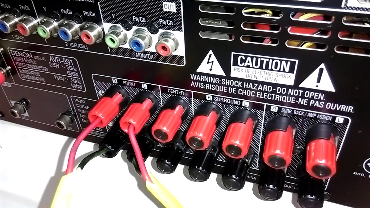 Receiver Denon AVR-891 : Điện 220V - HDMI - Optical in - Giá 4t2 ...