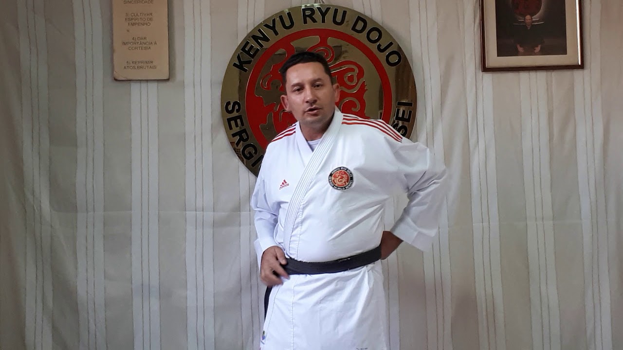 KENYU RYU DOJO - 3° Modo de amarrar a Obi (Faixa) passando as duas ...