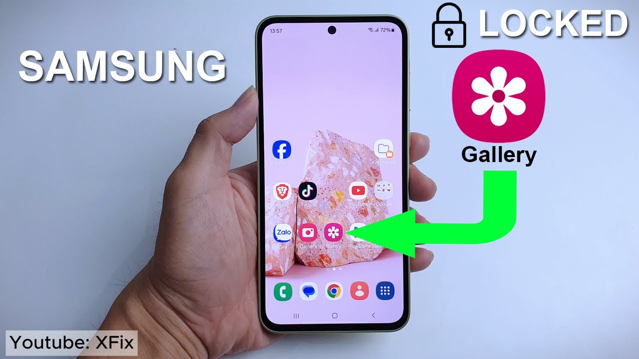 How to Lock Your Photos on Samsung Phone - YouTube
