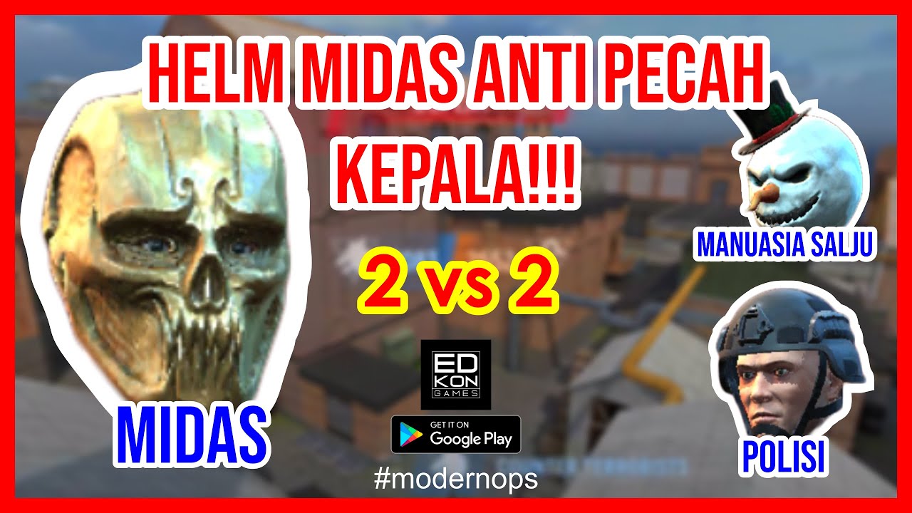 HELM ANTI PECAH - 2 vs 2 MODERN OPS - YouTube
