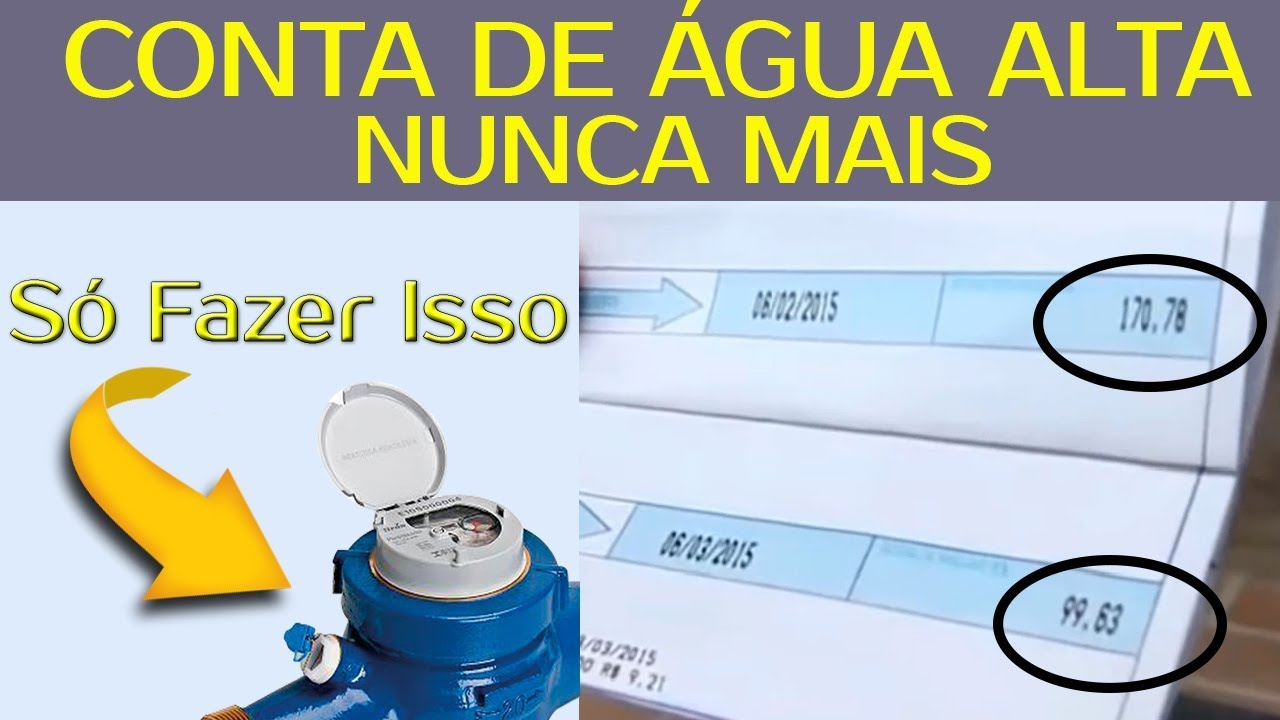 CONTA DE ÁGUA VINDO MUITO ALTA? Isso Agora Acabou | Resolvido o ...