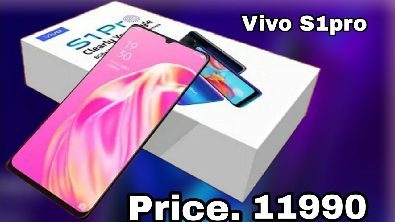Vivo S1 Pro,SD 665,48Mp quad camera setup, Super amload display,4500mah ...