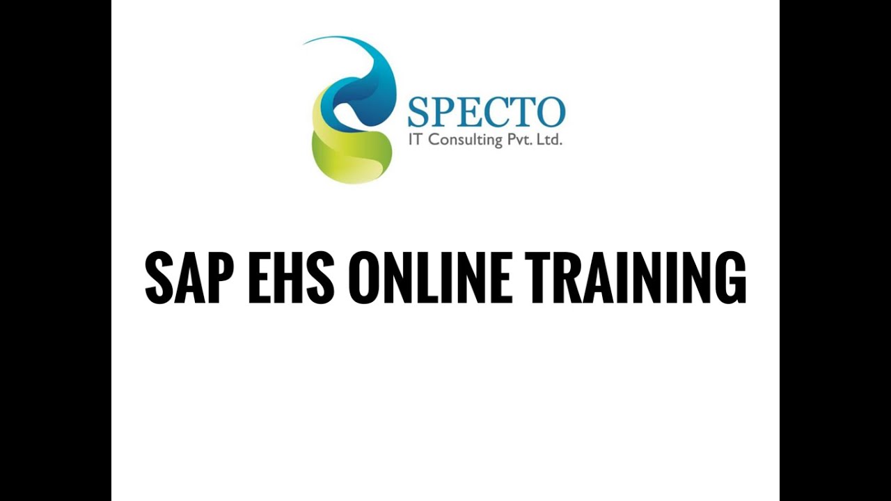sap ehs online training classes | sap ehs training - YouTube