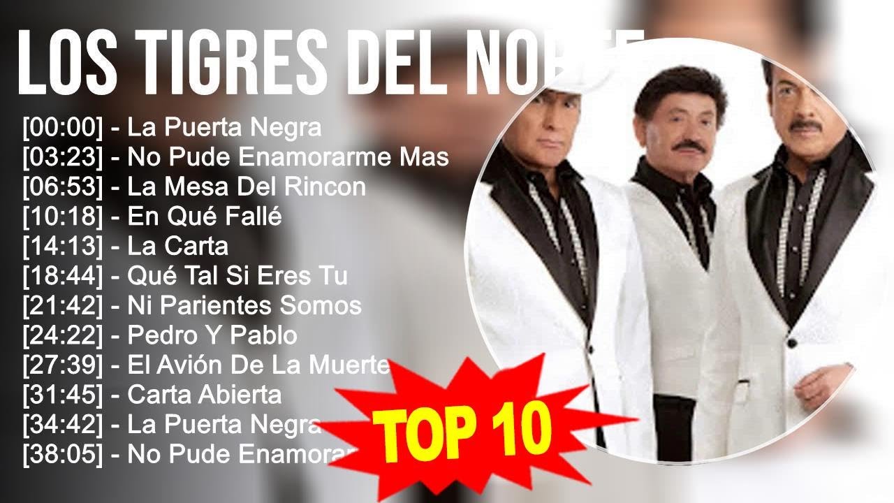Los Tigres del Norte 2023 MIX ~ Top 10 Best Songs ~ Greatest Hits ...