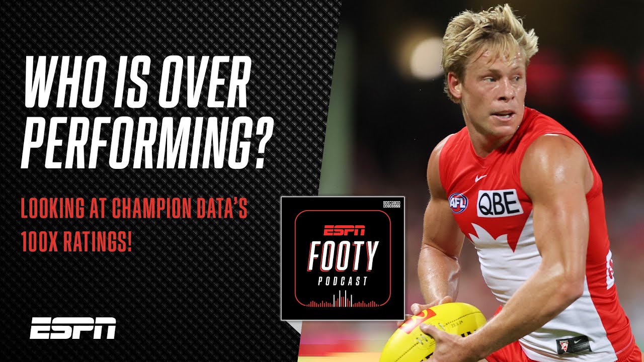 Who's over performing? Looking at Champion Data's 100X stat | ESPN ...