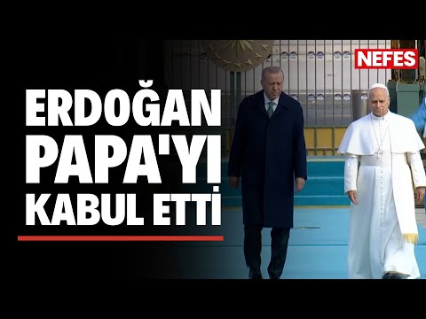 Erdoğan Papa 14. Leo'yu kabul etti
