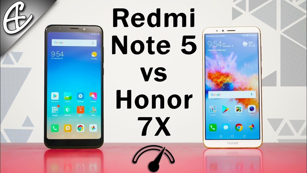 Redmi Note 5 vs Honor 7X Speedtest Comparison! - YouTube