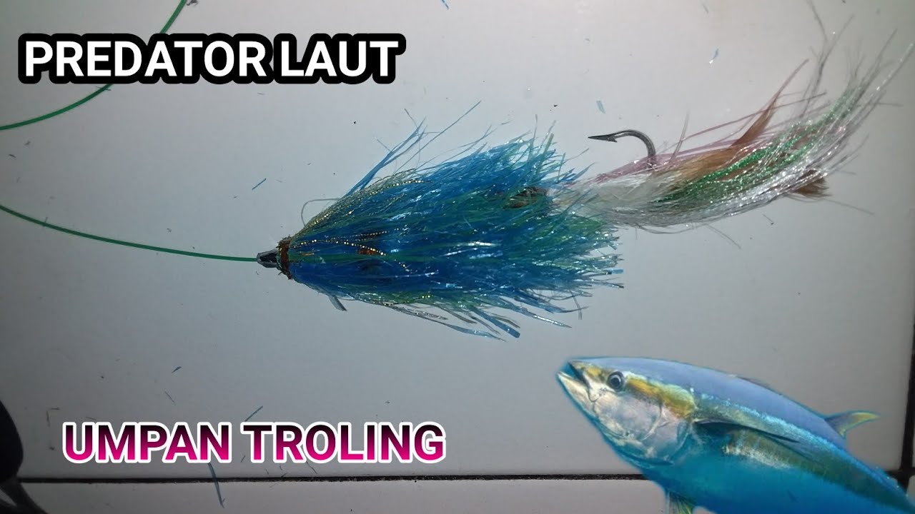 cara membuat UMPAN TROLLING ikan CAKALANG,TUNA dan PREDATOR LAUT dari ...