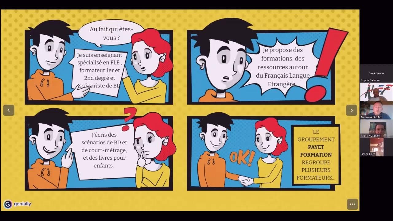 La bande dessinée et l'écriture créative en classe de FLE - YouTube