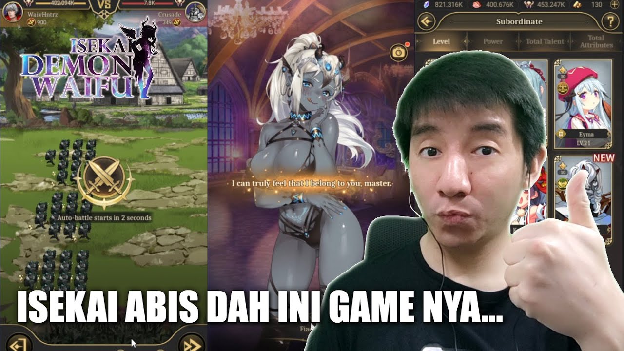 NUANSA ISEKAI BANGET INI GAME ~ ISEKAI: Demon Waifu Indonesia - YouTube