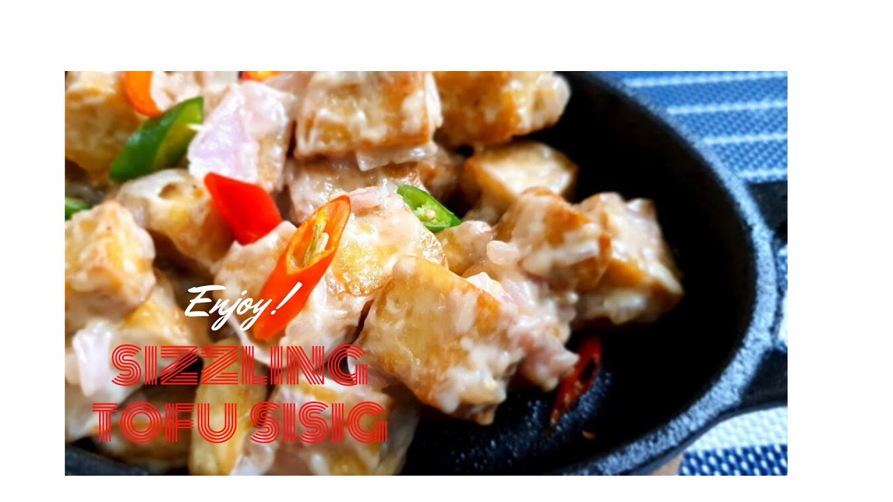 How to make Sizzling tofu sisig. - YouTube