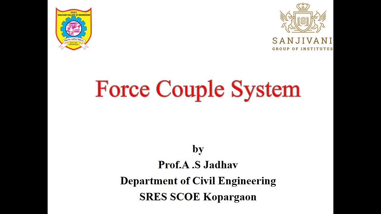 Force Couple System I Engineering Mechanics #engineeringmechanics # ...