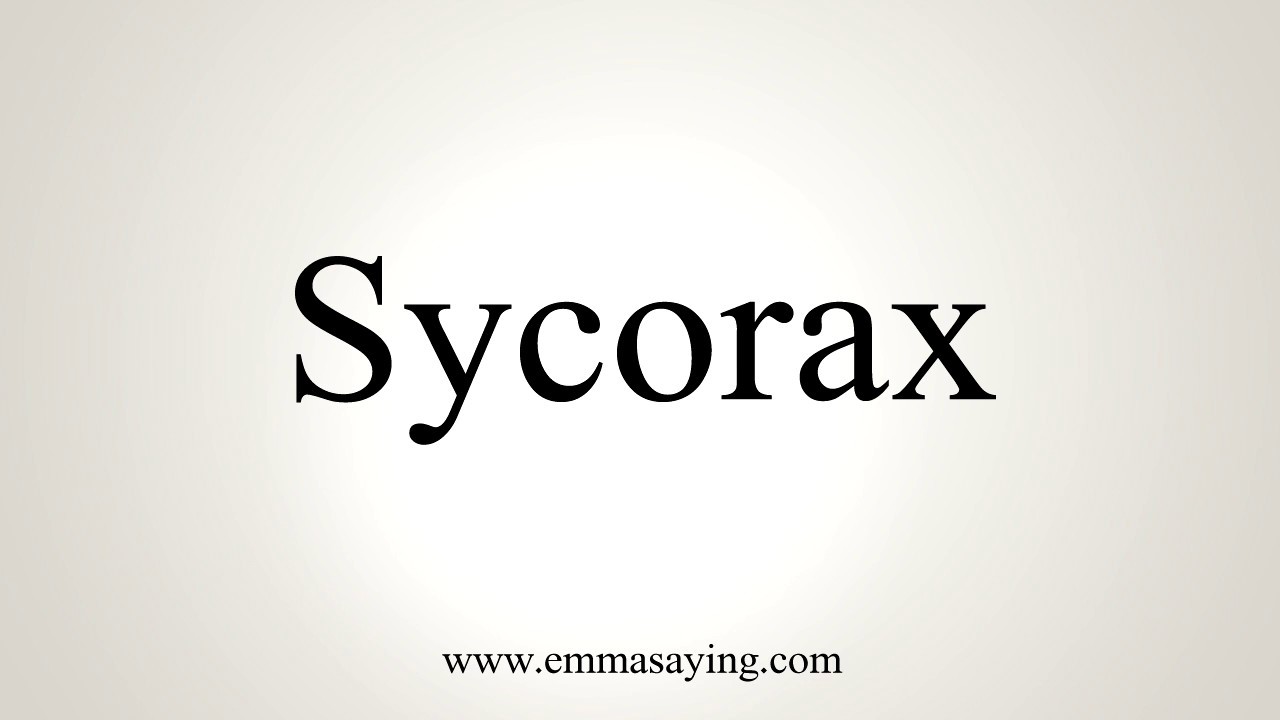 How To Pronounce Sycorax - YouTube