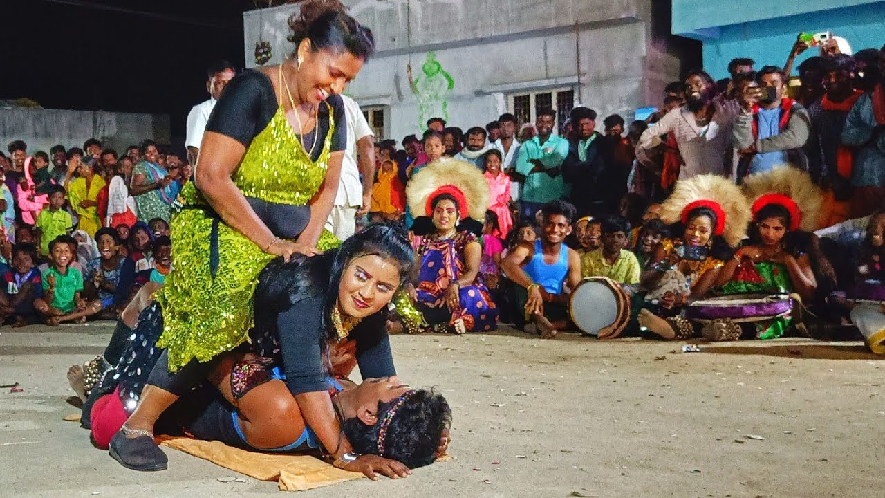 😳 என்னா நடக்குது இங்க | New Karakattam videos hd | Village Karakattam ...