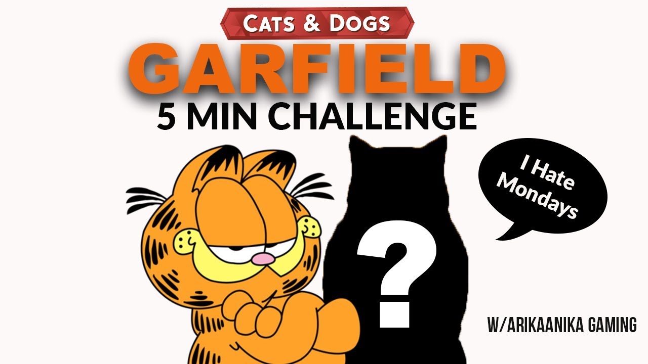 GARFIELD 5 MIN CREATE-A-PET | W/ARIKAANIKA GAMING | The Sims 4: Cats ...