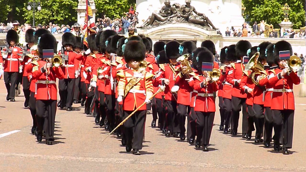 Band of the Irish Guards and 1 st Battalion Irish Guards - YouTube