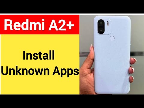 How to install unknown apps, install APK, Redmi A2+ third party app ...