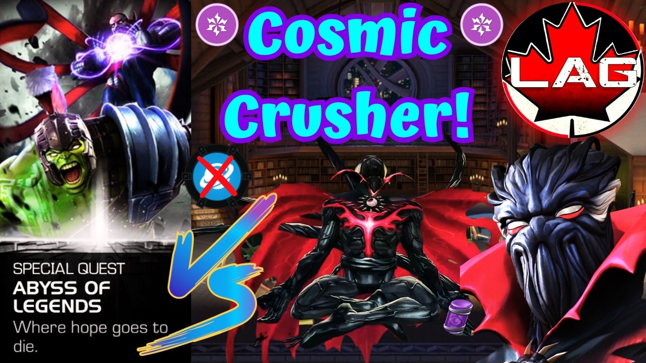 Abyss of Legends! 7🌟R3 Symbiote Supreme VS Every Single Cosmic Boss ...