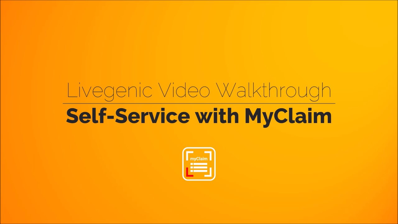 Livegenic Training: Self-Service with MyClaim - YouTube