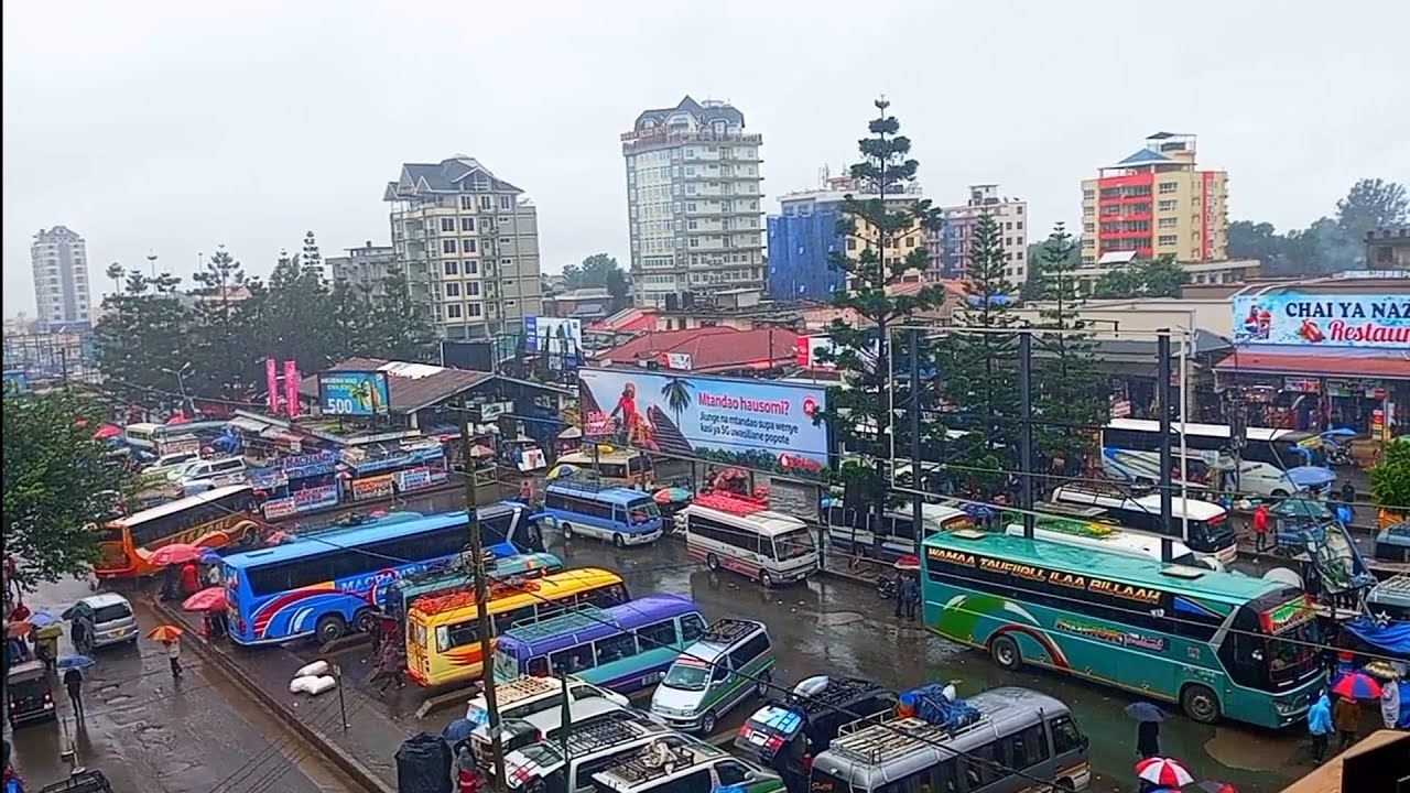 MVUA KUBWA ARUSHA STAND KUU. HEAVY RAIN CAUGHT ON CAMERA. - YouTube
