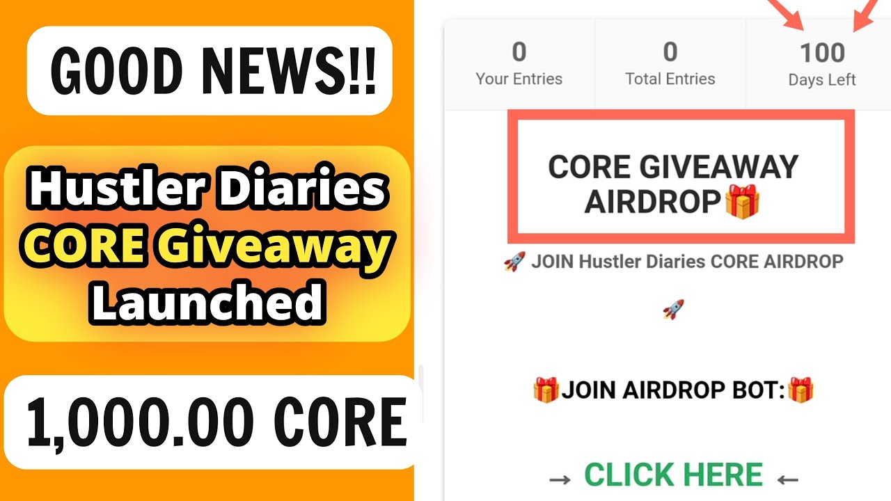 CORE Mainnet UPDATE + CORE Giveaway AIRDROP!! FREE 1,000 CORE - YouTube