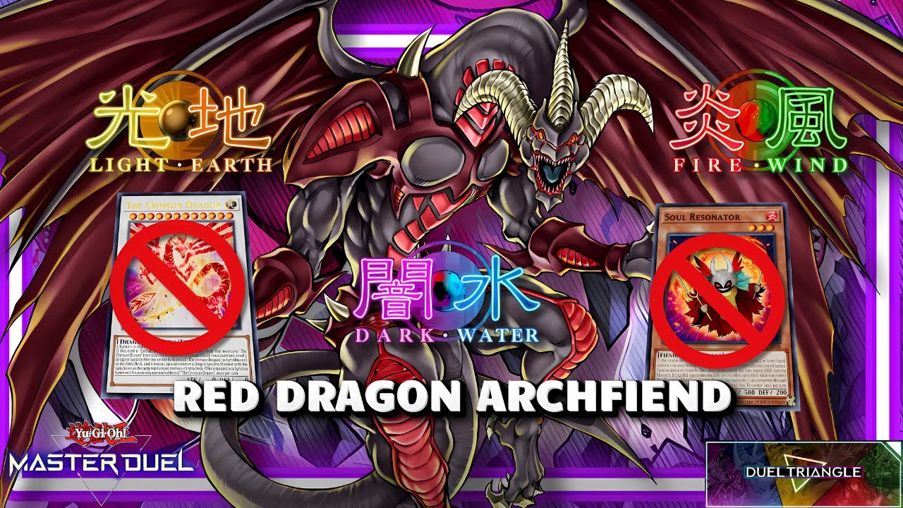 RED DRAGON ARCHFIEND DECK WITH FLOODGATE DINOMORPHIA FOR DUEL TRIANGLE ...