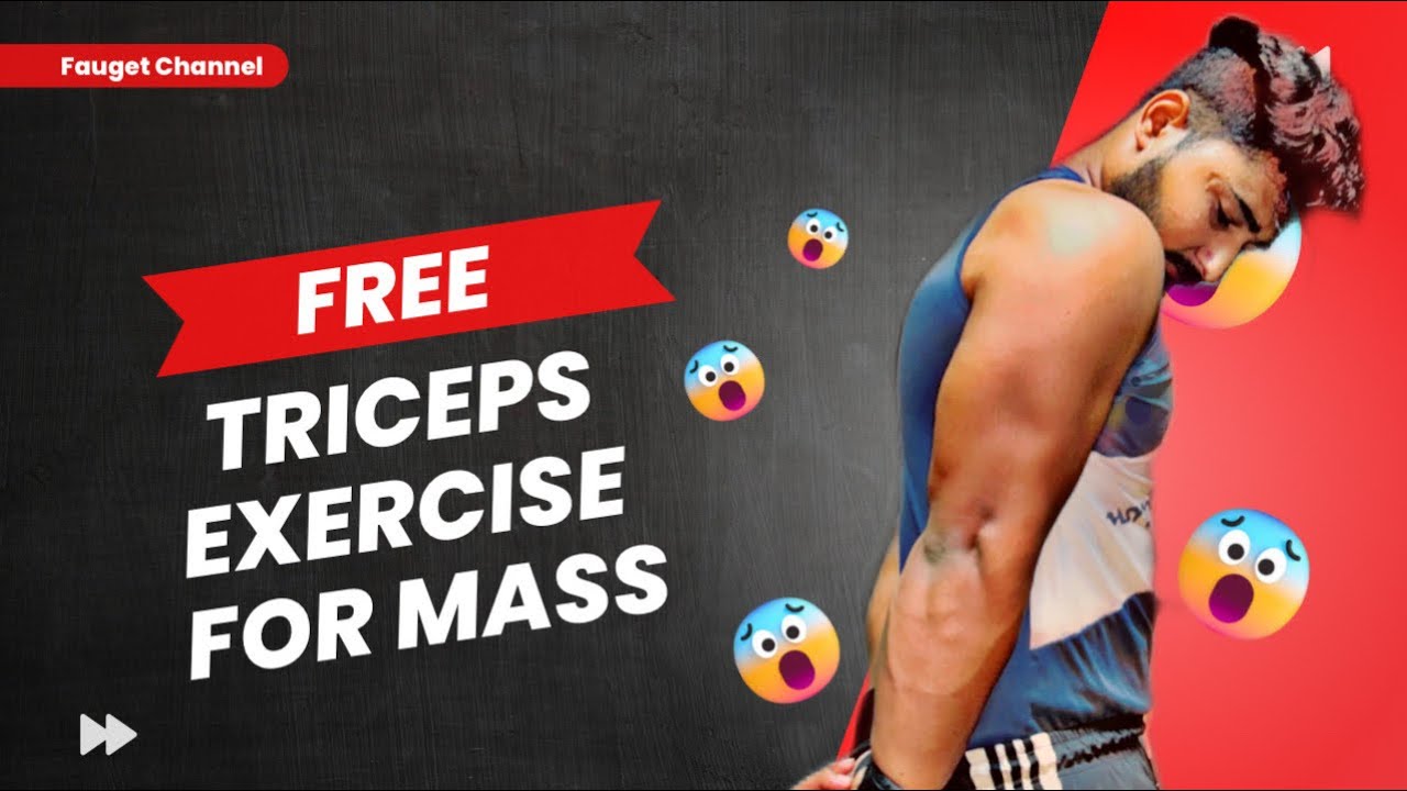 4 Exercise Tricep Workout For Mass ! - YouTube