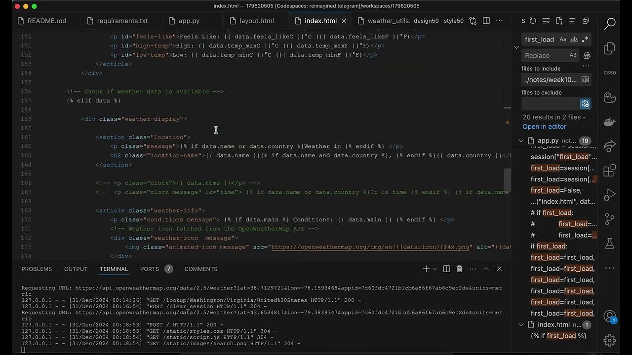 SkyScope Weather App - CS50 Final project - YouTube