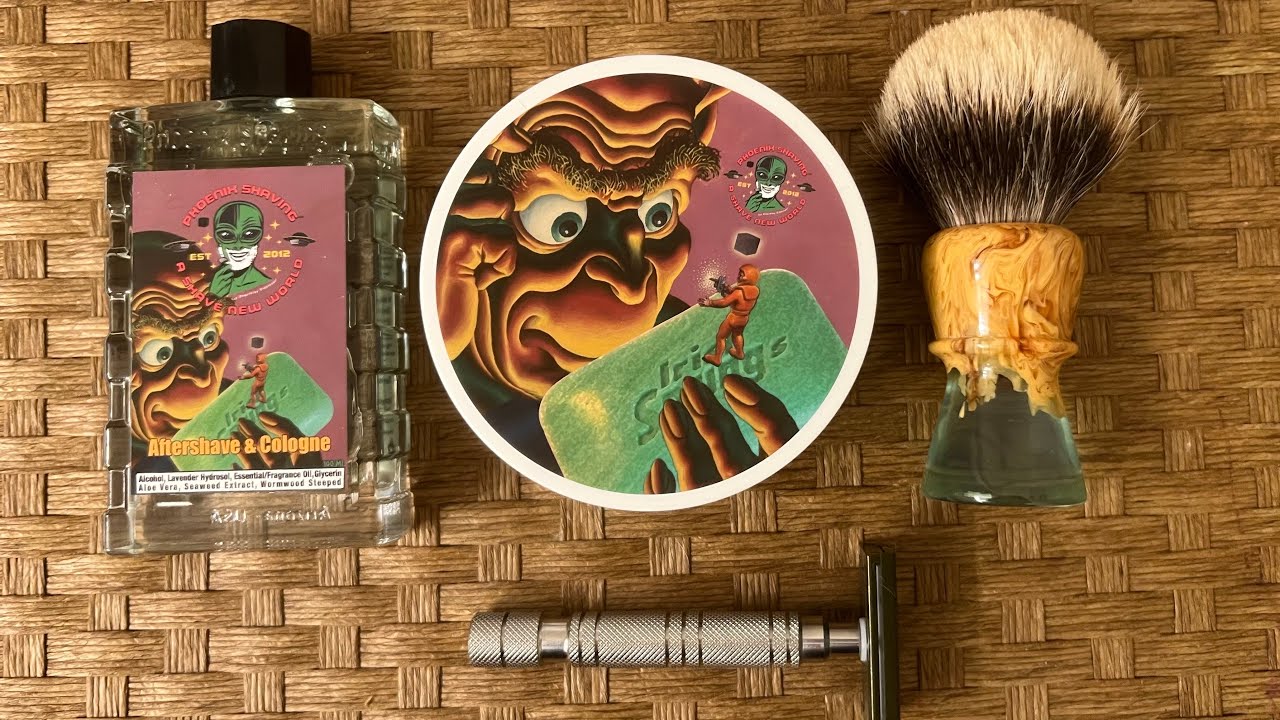 PAA Irish Springs Shave Soap and Splash Review - YouTube