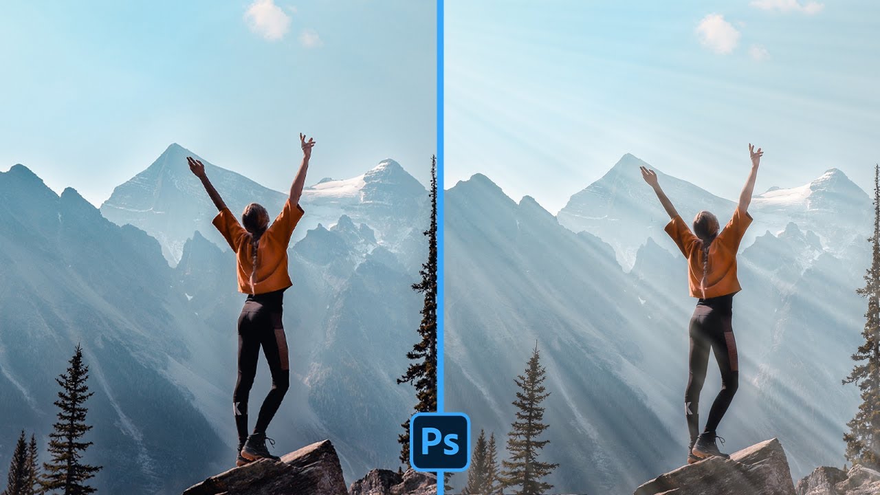 Sunlight Effect | Create light rays | Best Photoshop Tutorial ...