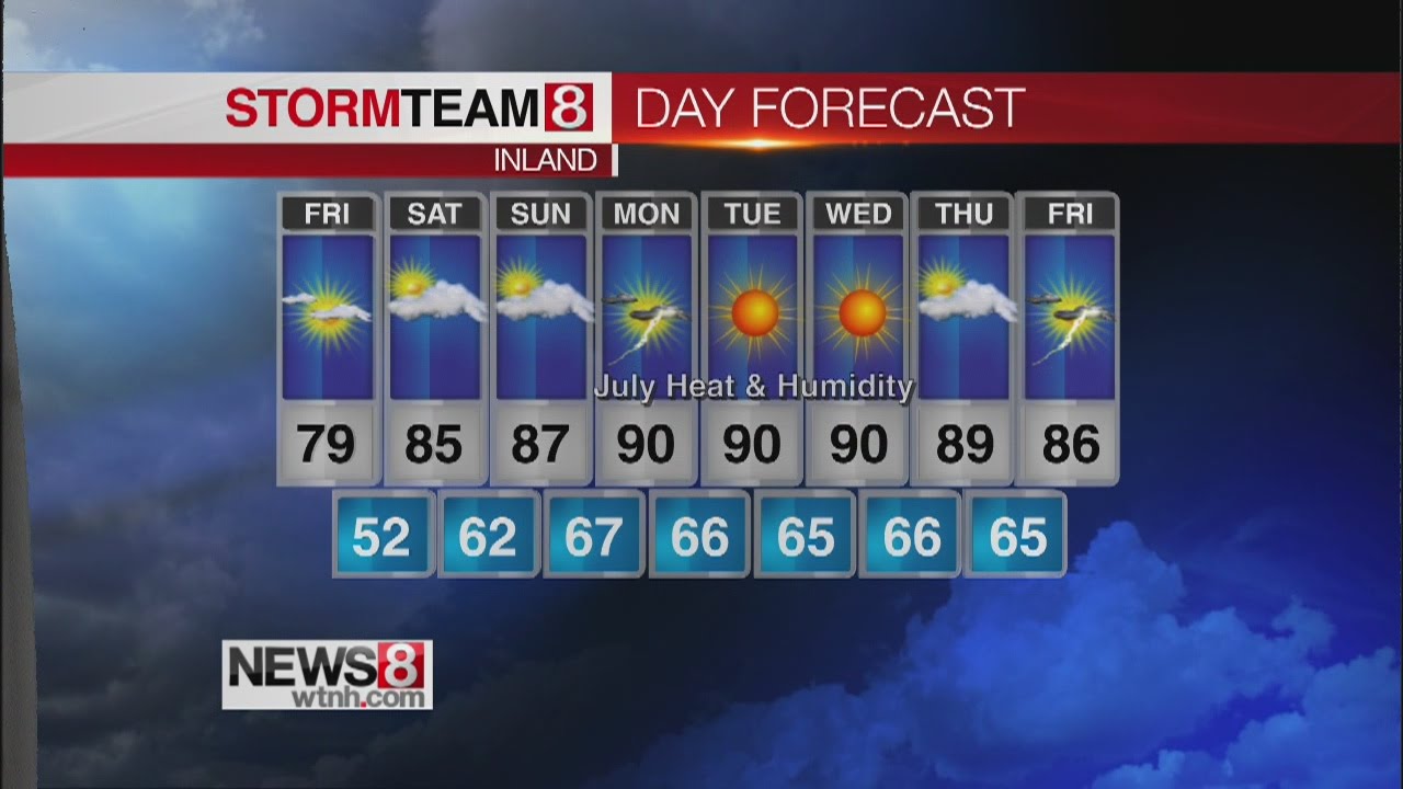 News 8 Weather Express - Friday - YouTube