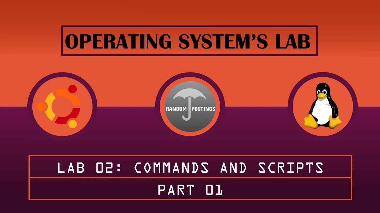 OS Lab 02- Commands and Scripts | Part 01 | Linux (Ubuntu) - YouTube