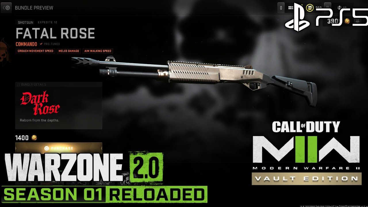 Fatal Rose Skin MW2 | MW2 Expedite 12 Skin | MW2 Fatal Rose Skin ...