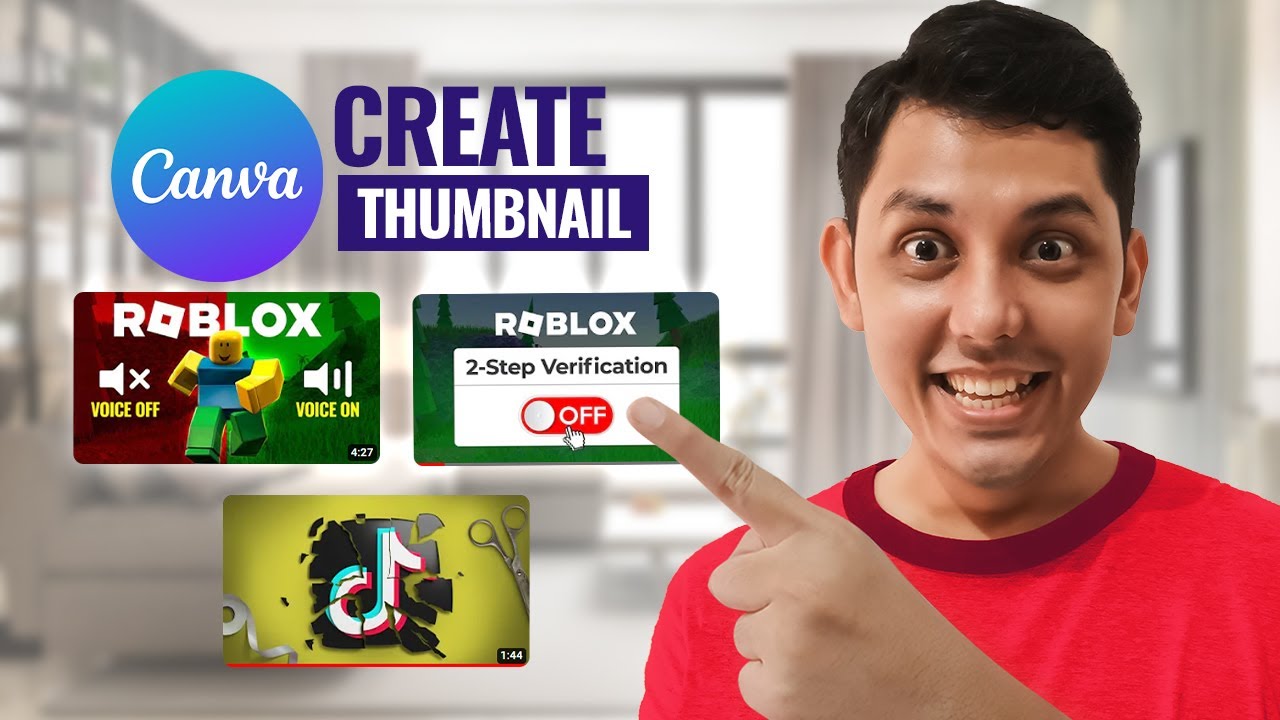 How to Make Thumbnail in Canva - YouTube