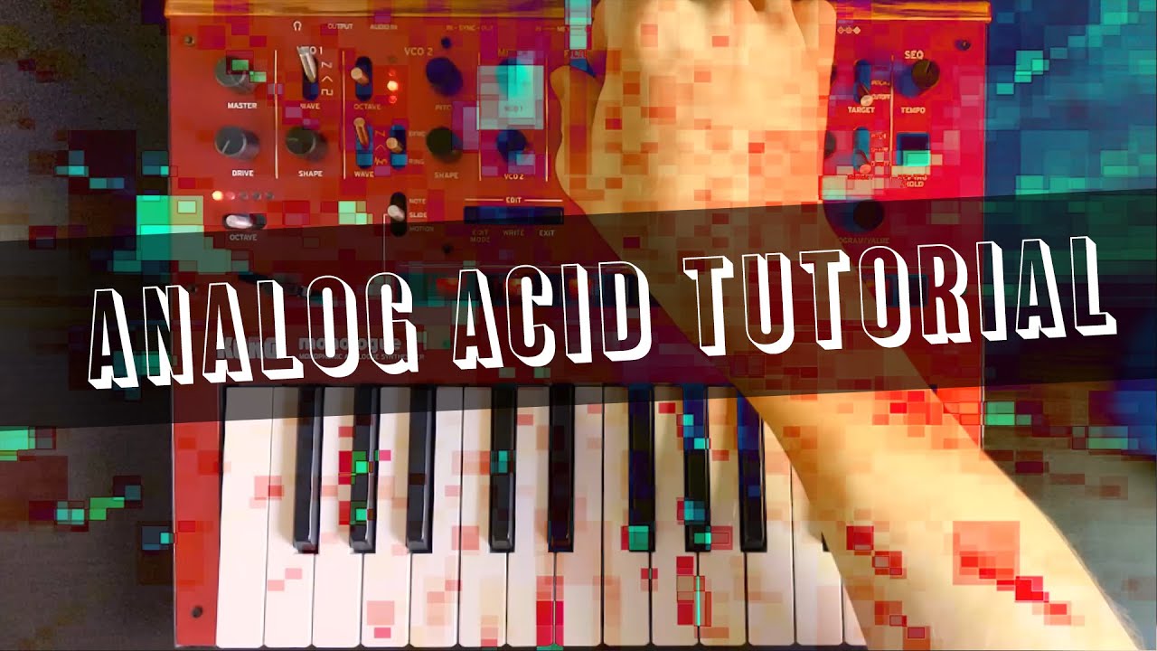 Building an Acid patch from scratch on the Korg Monologue & producing ...