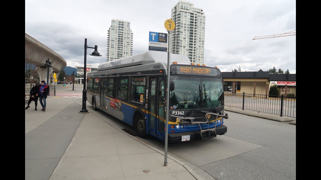 TransLink 2006 New Flyer C40LFR - P3342 on 151 Como Lake Avenue to ...