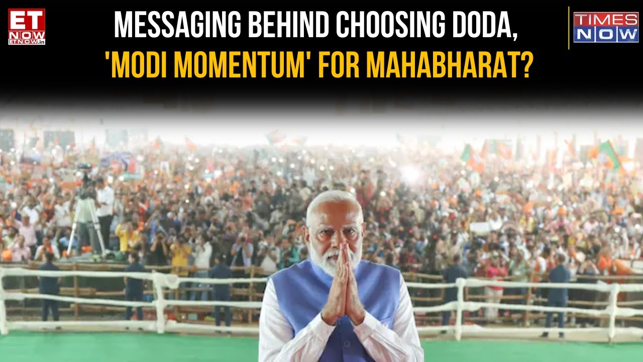 PM Modi Hits The Campaign Trail, Major Rally In Doda, Jammu & Kashmir ...