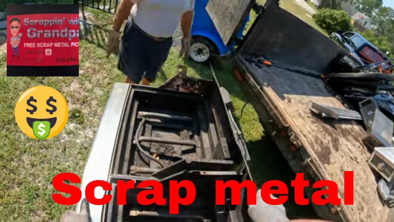 Picking up scrap metal and a trip to Foss Recycling. - YouTube