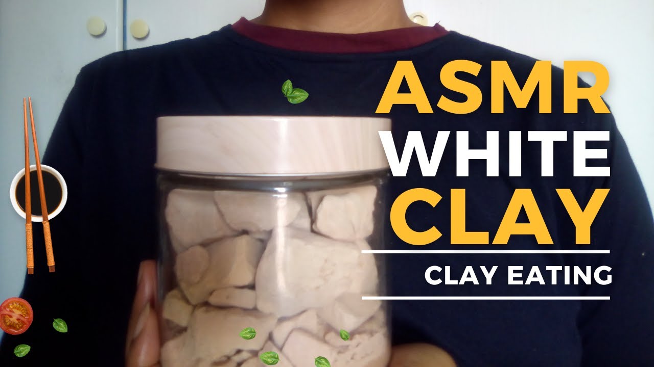 ASMR WHITE CLAY CRUNCH - Short Video (South African Clay) - YouTube