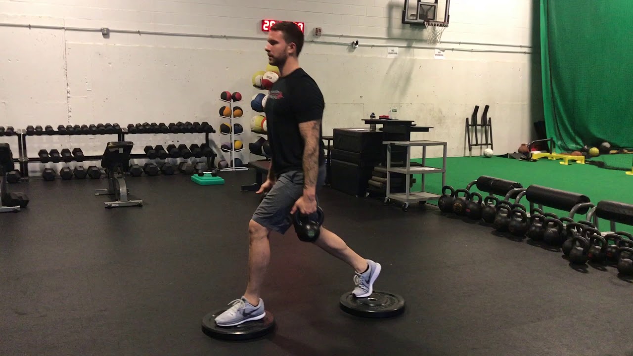 Extended ROM Split Squat - YouTube