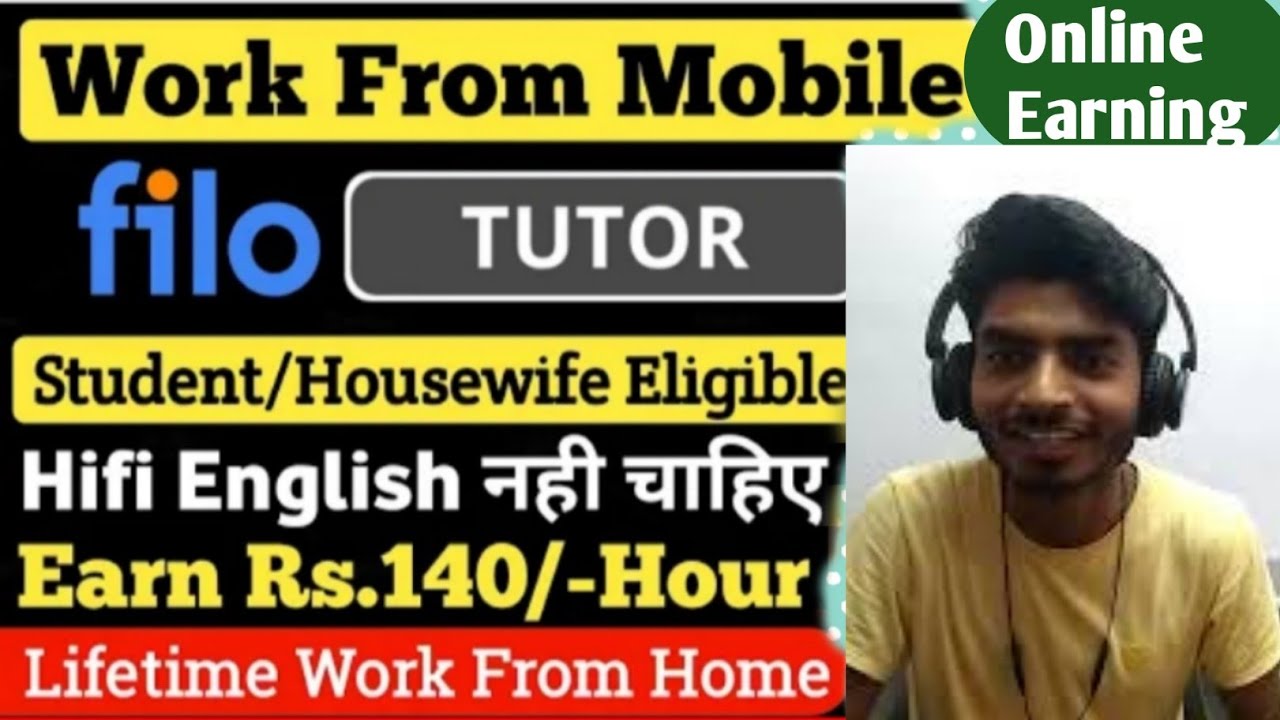 Work From Mobile Jobs For Students | Filo Tutor Is Hiring | Part Time ...