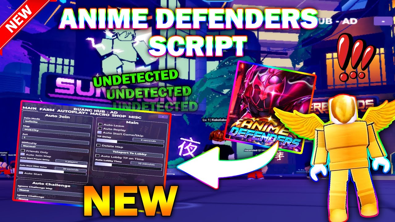 *NEW* Anime Defenders Script (PASTEBIN 2024) (AUTOFARM LEVEL, AUTO ...