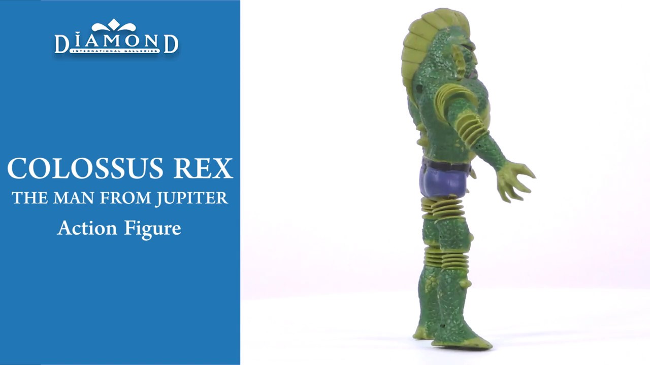 Colossus Rex The Man From Jupiter poseable Action Figure - YouTube