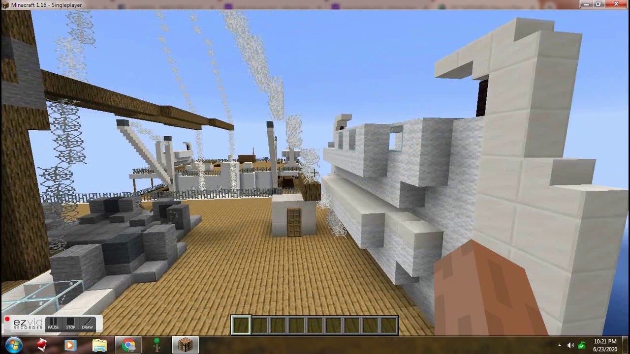 SS Leviathan on Minecraft - YouTube