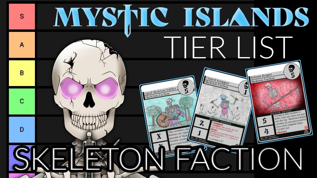 Homemade TCG - Tier List Skeleton Faction Cards Ranking - Mystic ...