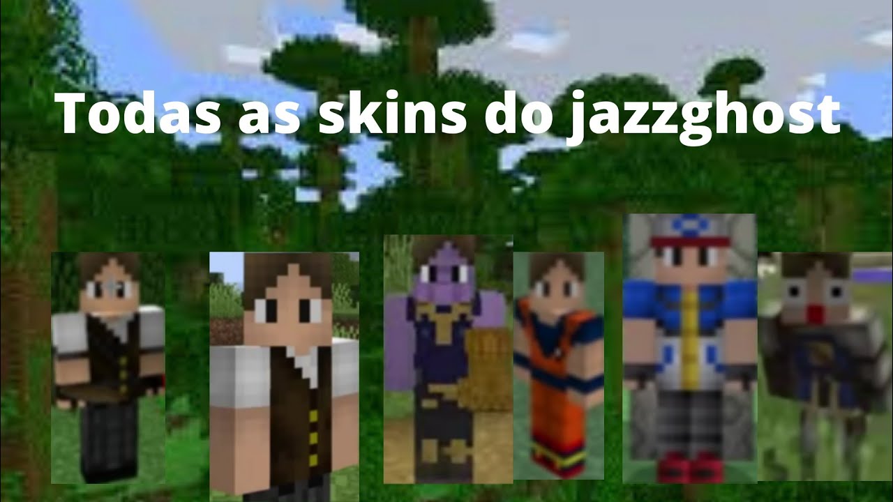 todas as SKINS do JAZZGHOST - YouTube