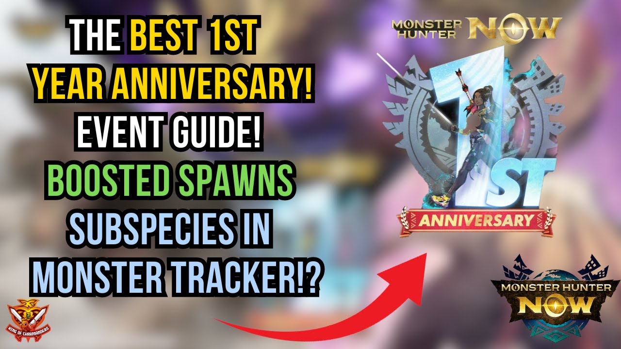 The BEST 1ST YEAR ANNIVERSARY Event Guide! BOOSTED SPAWNS! SUBSPECIES ...
