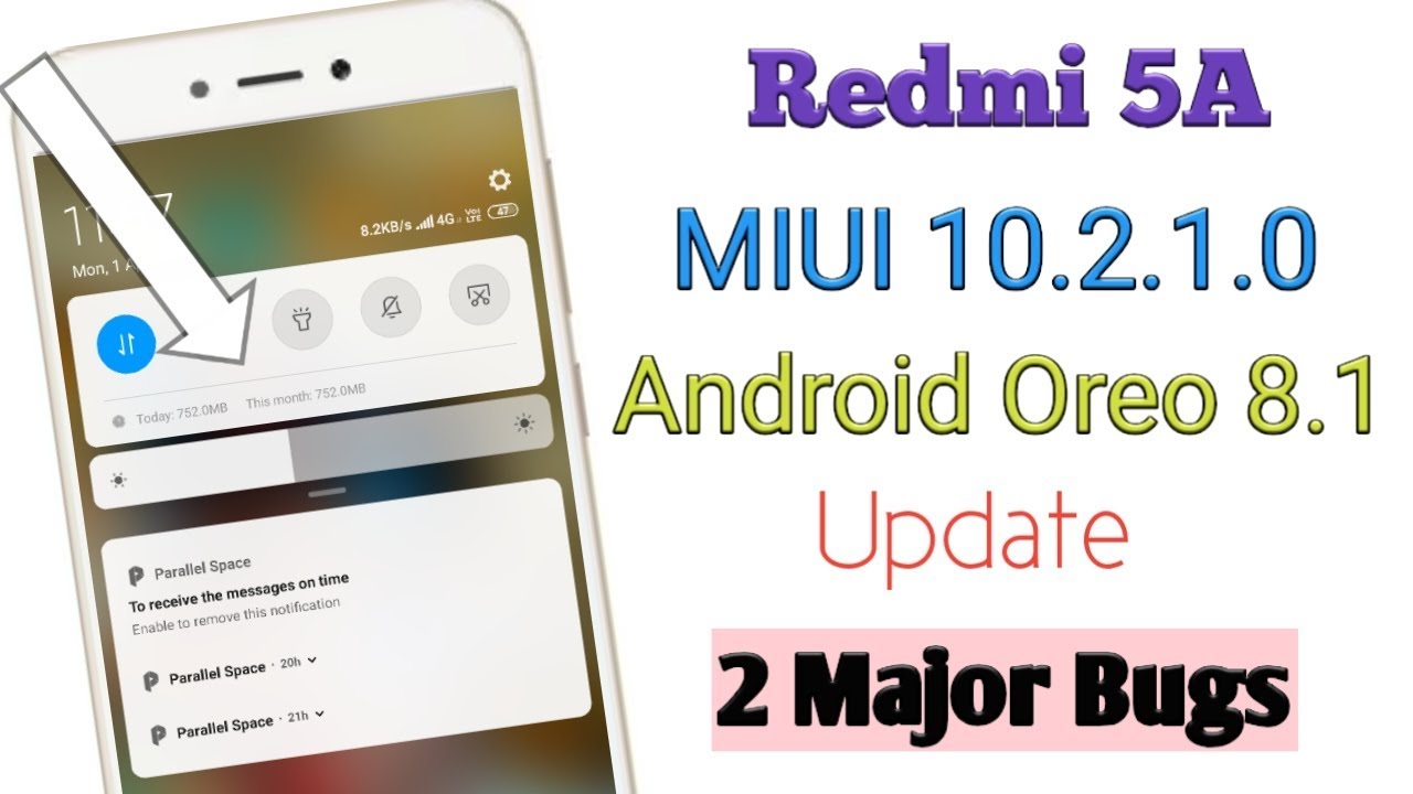 Redmi 5A MIUI 10.2.1.0 Stable Update 2 Major Bugs - YouTube
