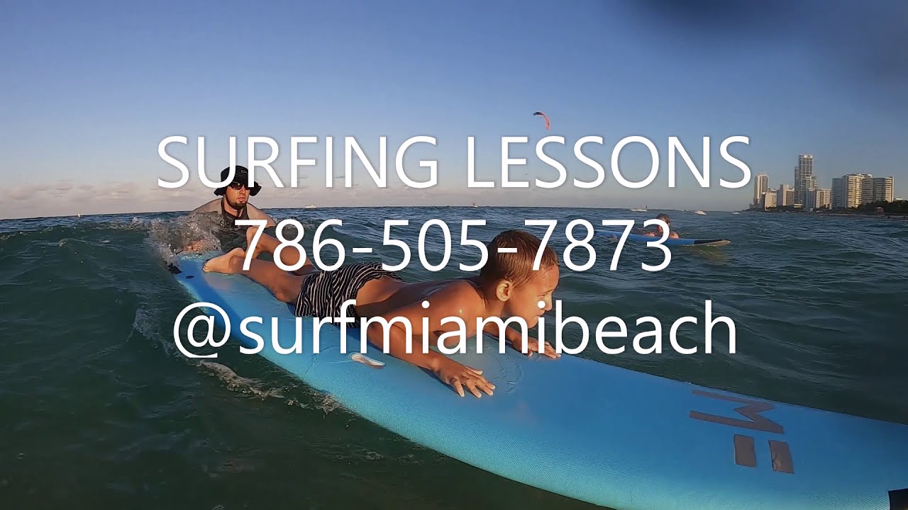 SURF Miami Beach ® / Surfing Lessons in Miami Beach - YouTube