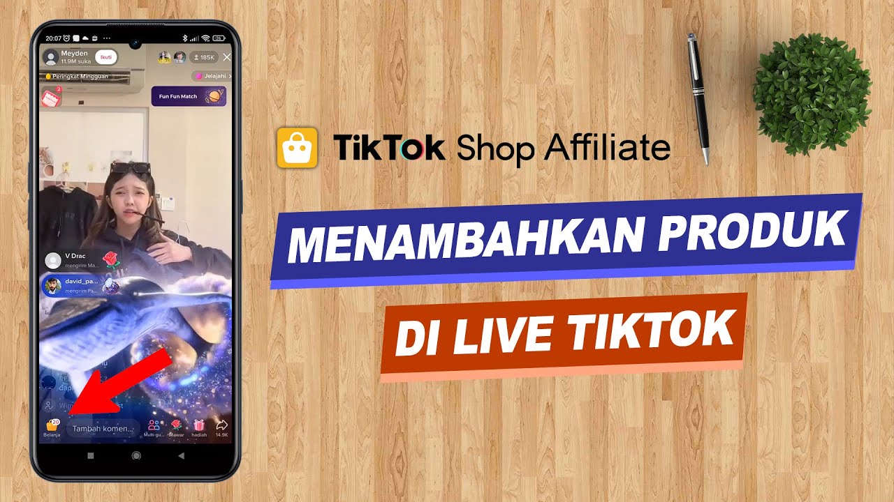 Cara Menambahkan Produk Di Live Tiktok - YouTube
